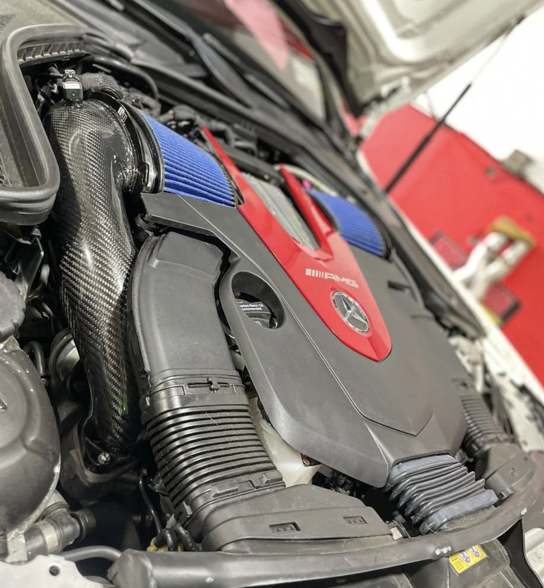 Modalworks 碳纖維進氣系統 Intake upgrade C43 AMG | 黑創動力科技